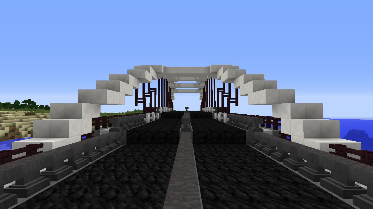 Modern Arch Bridge Minecraft Map