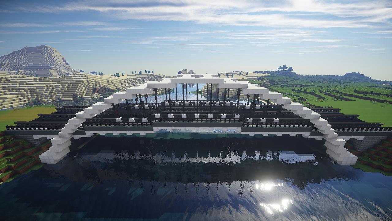 Modern Arch Bridge Minecraft Map