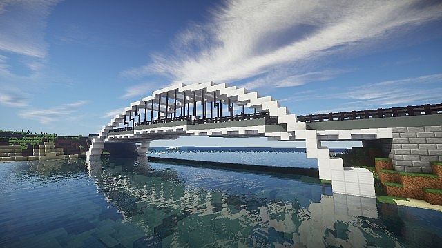 Modern Arch Bridge Minecraft Project