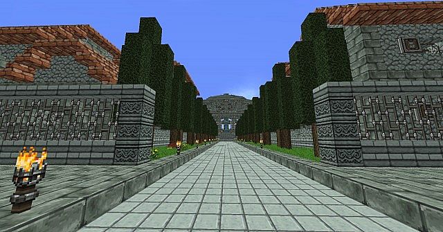 Roman Style Server Spawn (DarkCraft) Minecraft Map