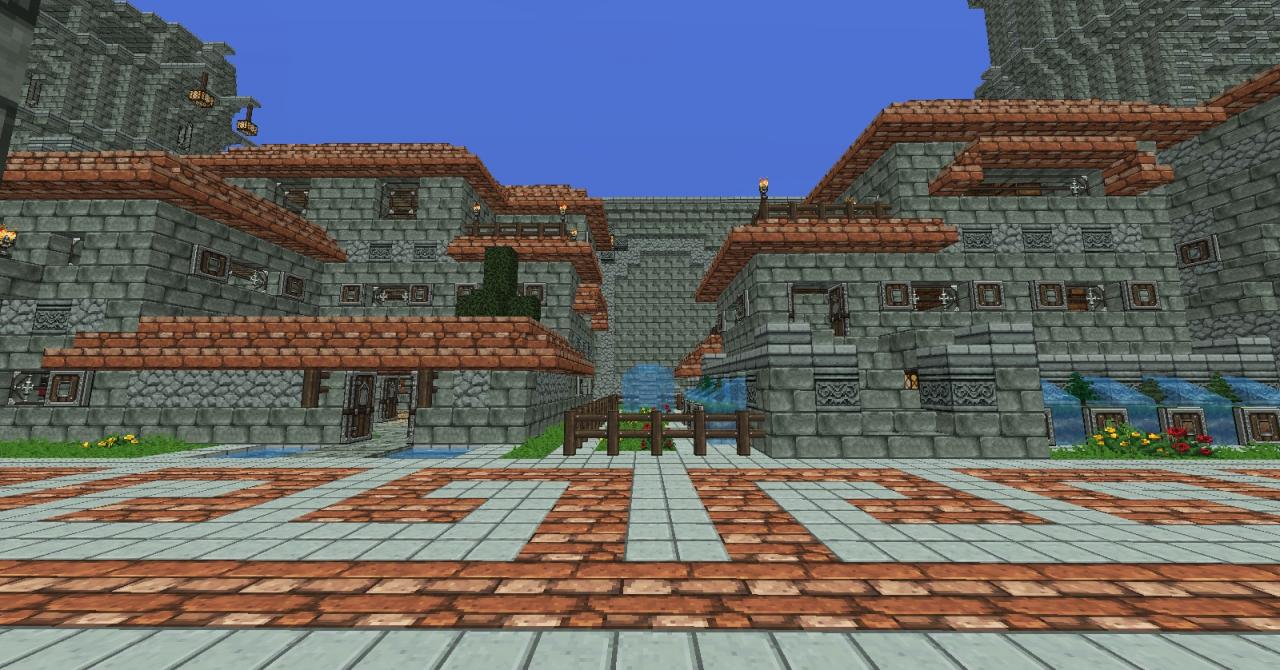 Roman Style Server Spawn (DarkCraft) Minecraft Map