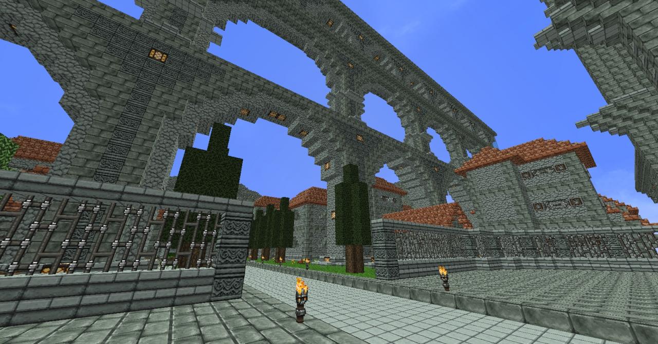 Roman Style Server Spawn (DarkCraft) Minecraft Map