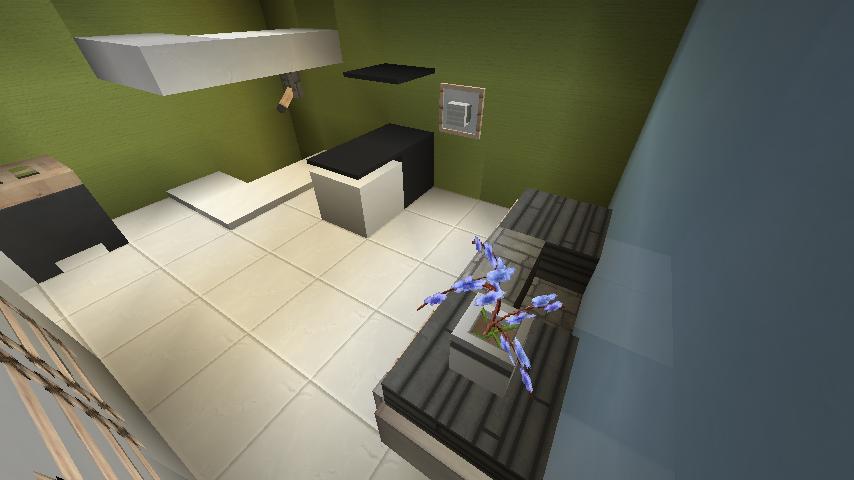 18x18 ultra modern house Minecraft Map