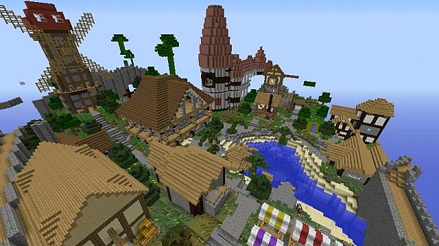 Village Castle Minecraft Map
