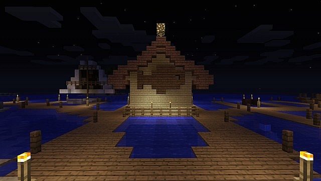 Creative Creations - Dock and Fishing House Minecraft Map
