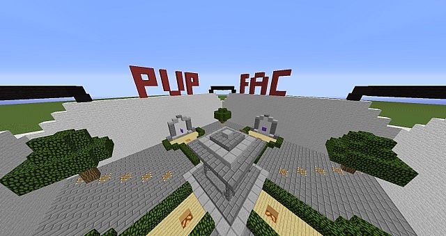 small server hub Minecraft Map