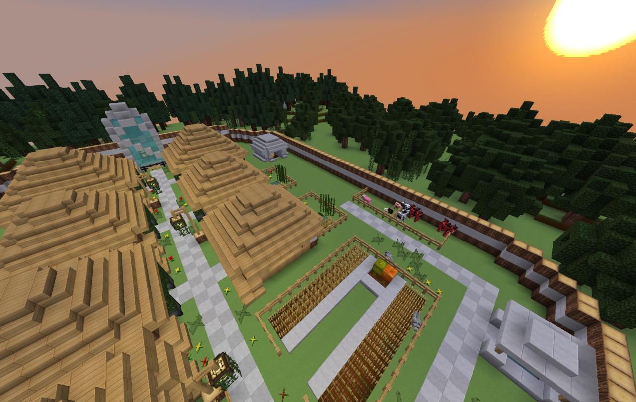 Small City Minecraft Map