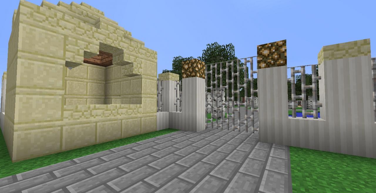 Modern Gated Mansion Minecraft Map