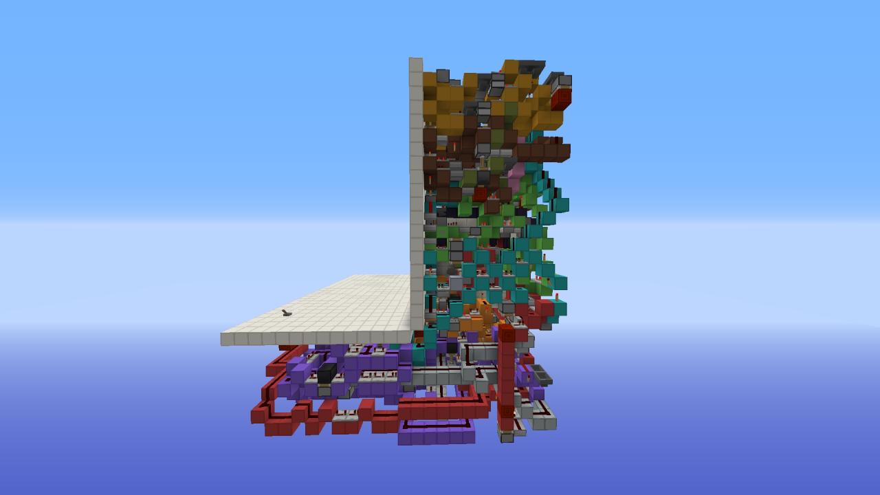 First Ever 9x9 Flush! & Seamless Door (No Command Blocks!) Minecraft Map