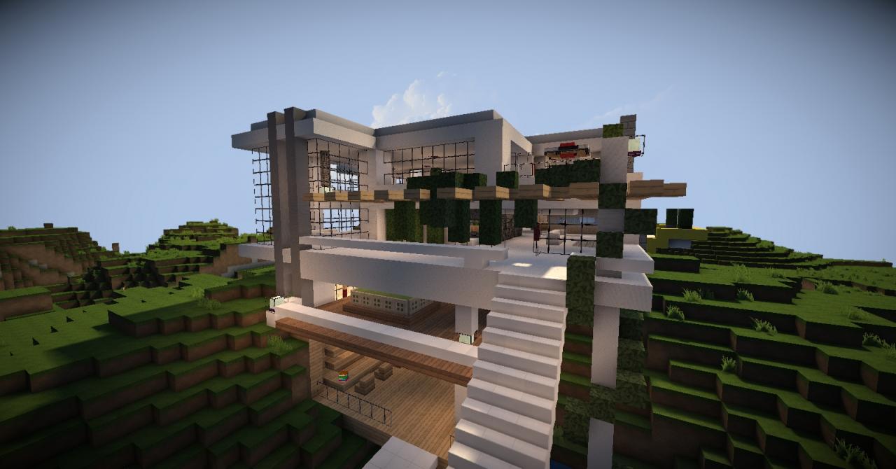 Summer: Modern House Minecraft Map