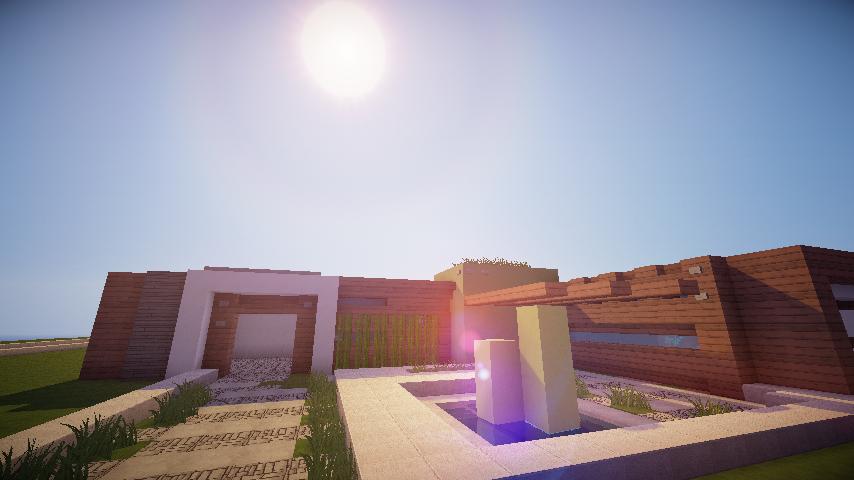 ||Evergreen|| Modern House Minecraft Map