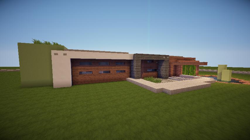 ||Evergreen|| Modern House Minecraft Map