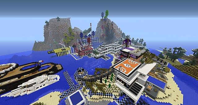 Luxurious Cove Home Minecraft Map