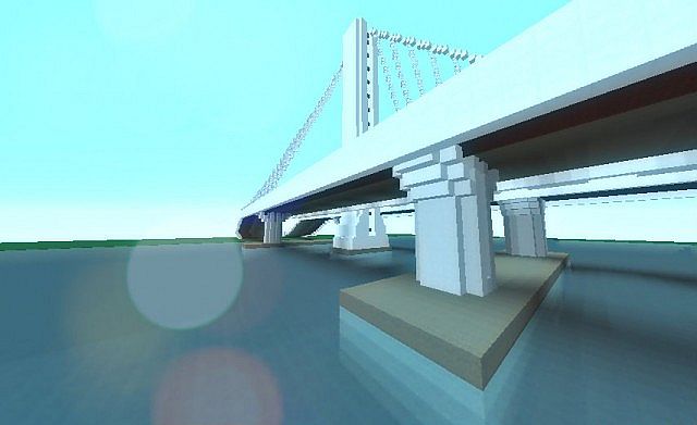 Curl | Cable-Stayed Bridge Minecraft Map