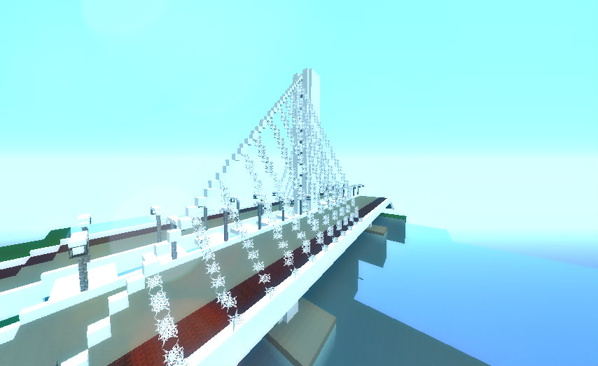 Curl | Cable-Stayed Bridge Minecraft Map