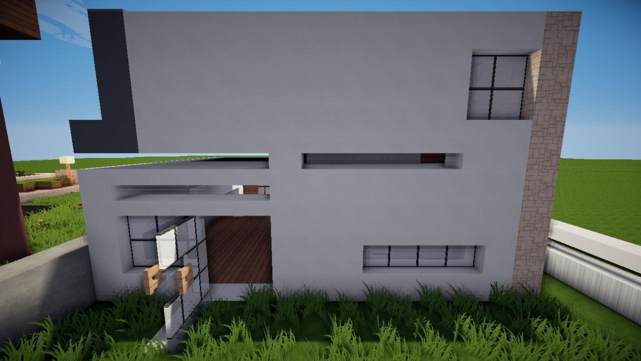 Simple Modern House Minecraft Map