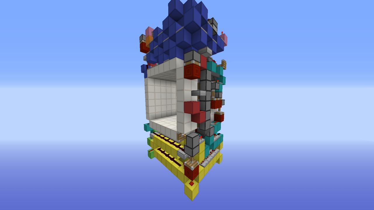 Smallest Ever 6x6 Seamless Door - 1260 Blocks! Minecraft Map