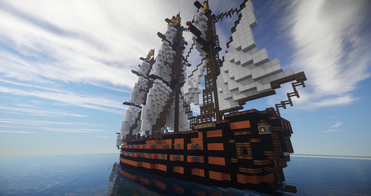 Spanish Frigate: Perla de España Minecraft Map