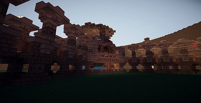 Building the server spawn || Mc.LegendsOfSurvival.com Minecraft Map
