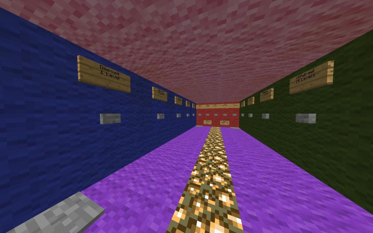 Experience Bank Minecraft Map