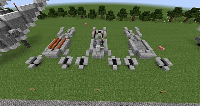 Mechs, drones, and other war machines Minecraft Map