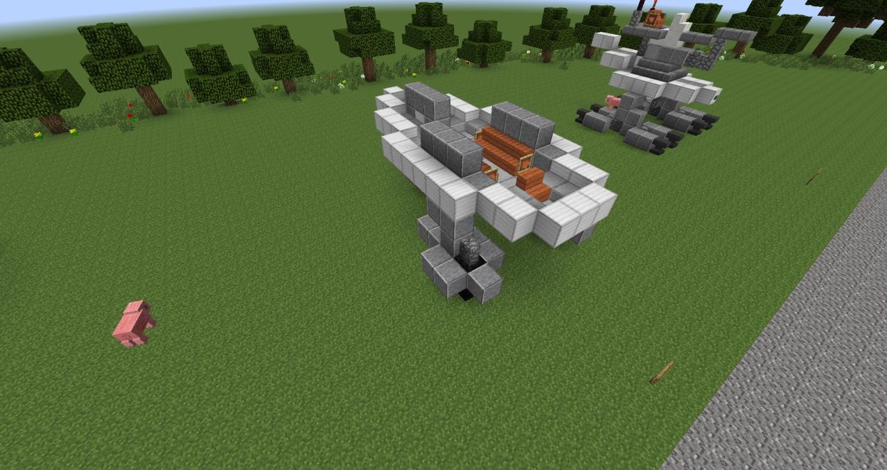 Mechs, drones, and other war machines Minecraft Map