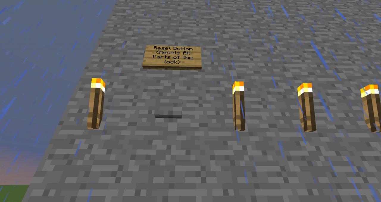 "Combination" Lock Version 2 (Outdated) Minecraft Map