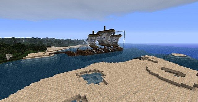 HMS Adventure Galley ( with schematic ) Minecraft Map