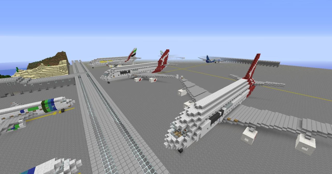 Minecraft airport Minecraft Map