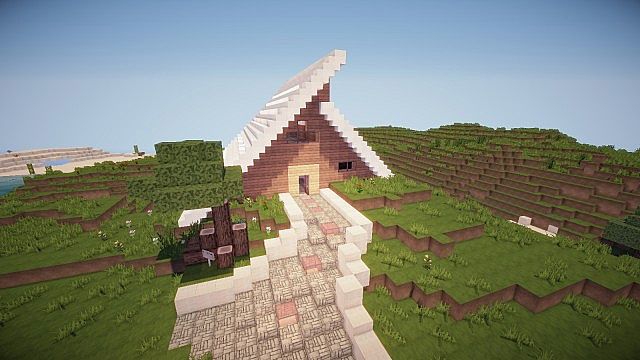 A Frame House Minecraft Map