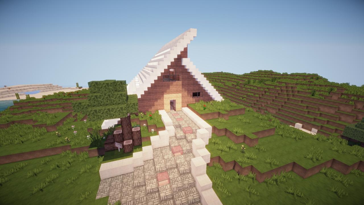 A Frame House Minecraft Map