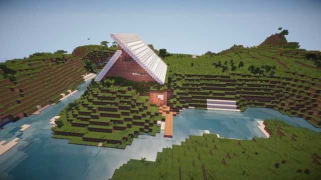 A Frame House Minecraft Map