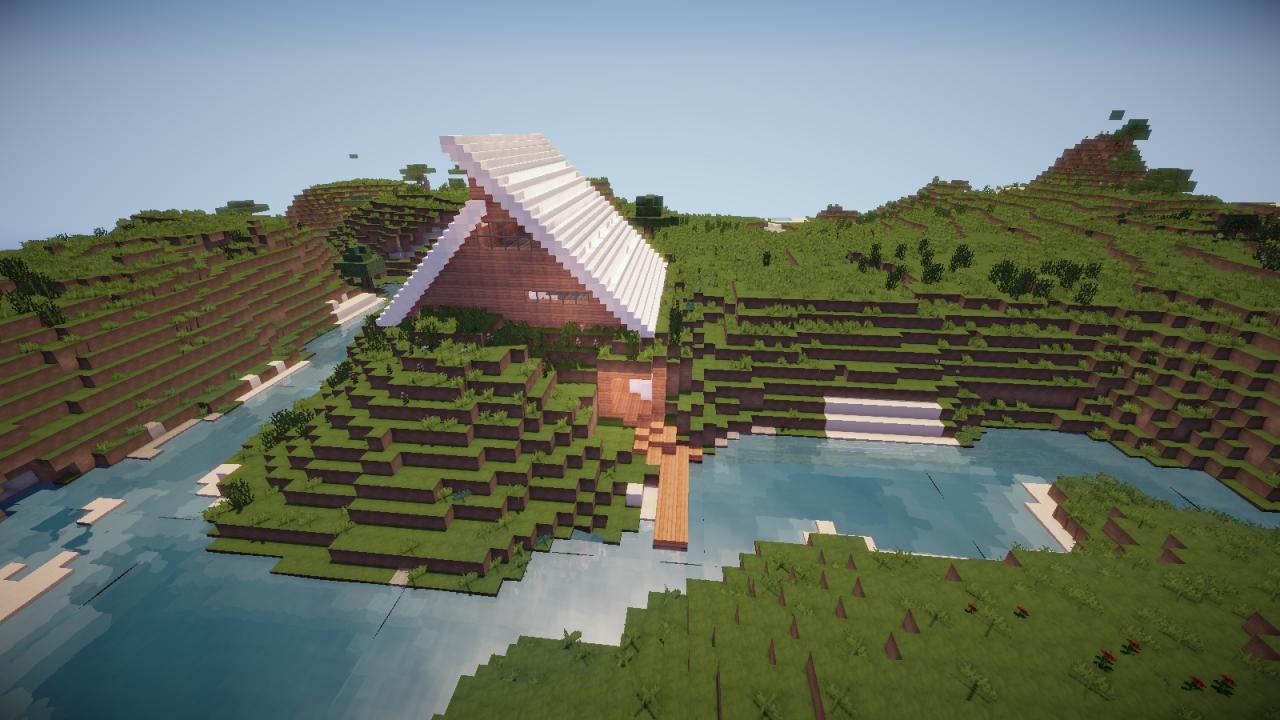 A Frame House Minecraft Map