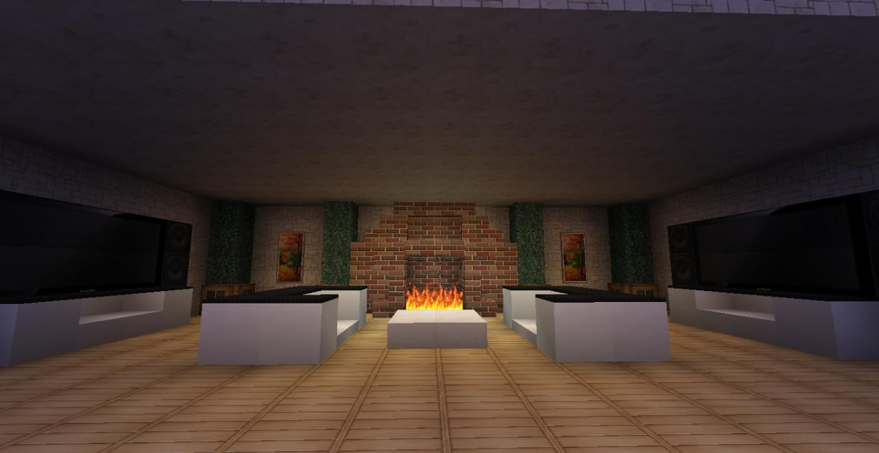 Minecraft Designs & Ideas - Fireplaces Minecraft Map