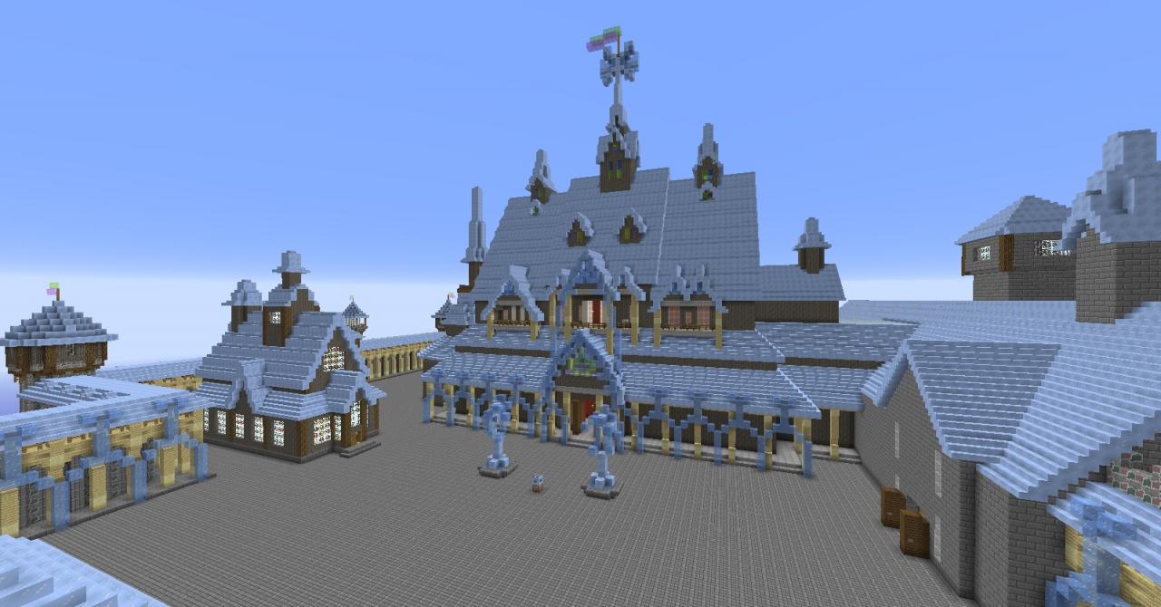 The world of Disney's Frozen in Minecraft Minecraft Map