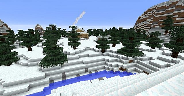 The world of Disney's Frozen in Minecraft Minecraft Map