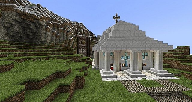 Medieval Valley Town (WIP) Minecraft Map