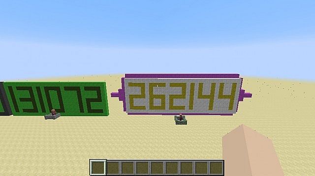 Welcome to 2048, in MINECRAFT Minecraft Project