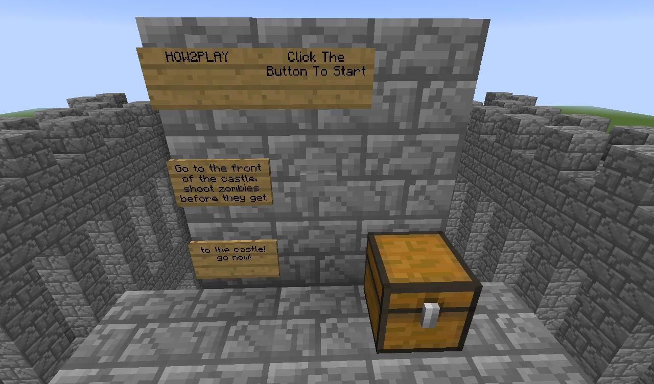 Castle defense Minecraft Map