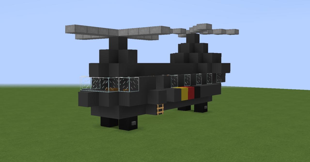 Chinook Helicopter Minecraft Map