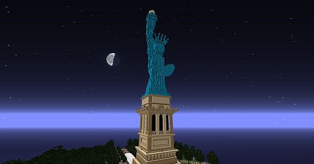 Statue of Liberty Minecraft Map