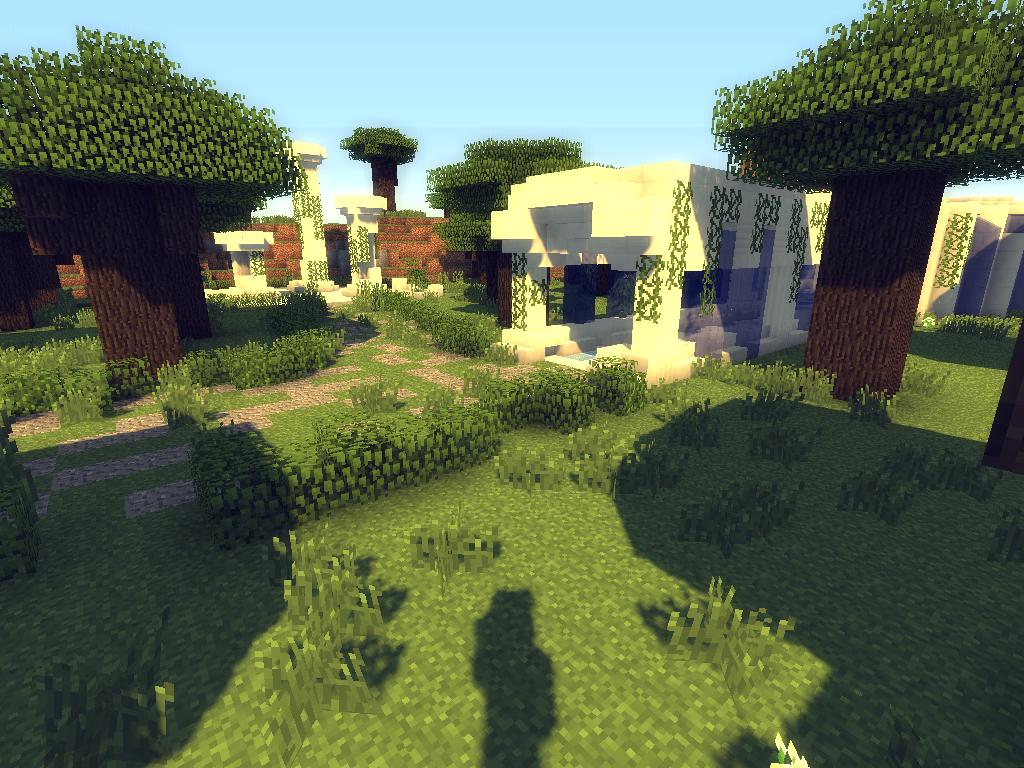 Server Spawn Ice/Quartz Minecraft Map