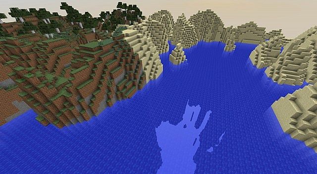 Rising Water Levels Custom Terrain Preset! Minecraft Map