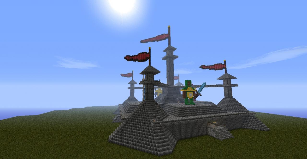 Mega Minecraft Temple Minecraft Map