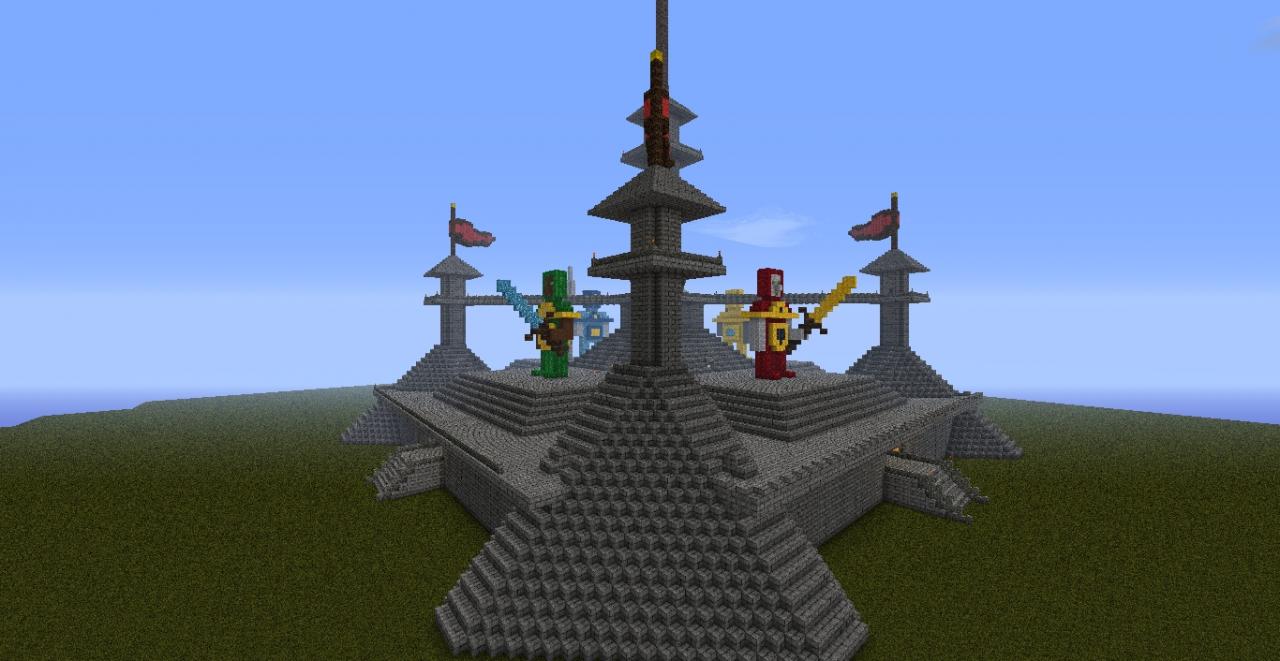 Mega Minecraft Temple Minecraft Map