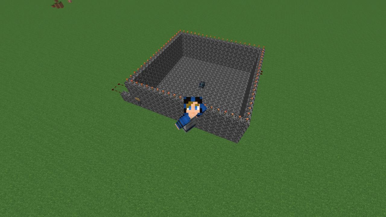 Boss Fight Schematic {With Arena And With A Spawner!} {Zombies With 749 ...