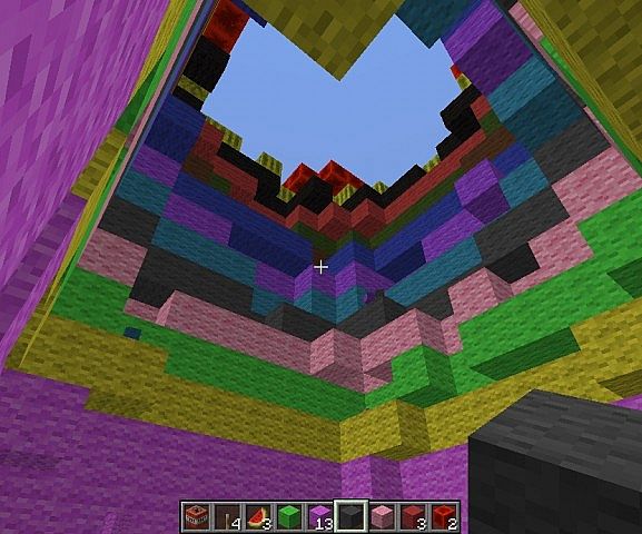 Colorful SuperFlat world Minecraft Map