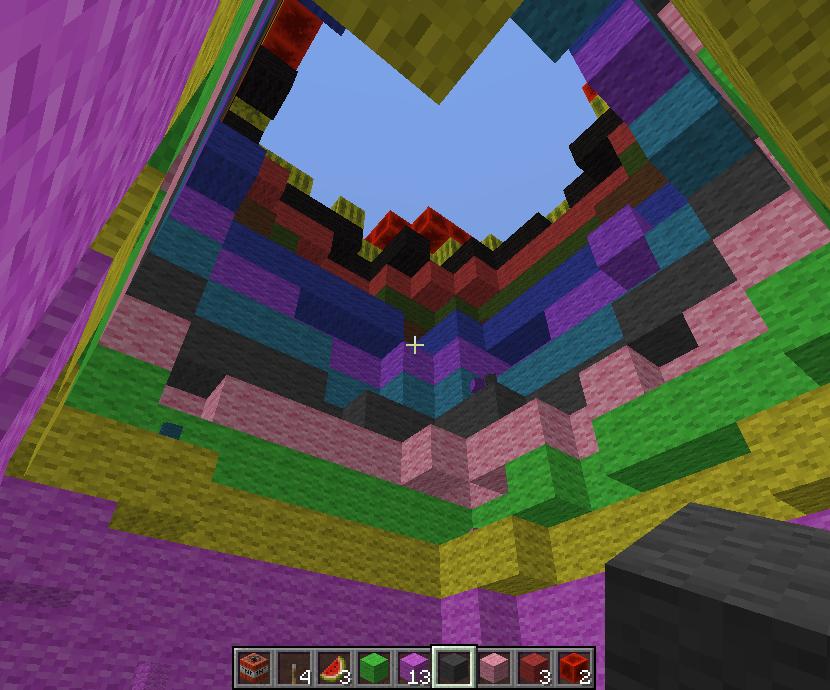 Colorful SuperFlat world Minecraft Map