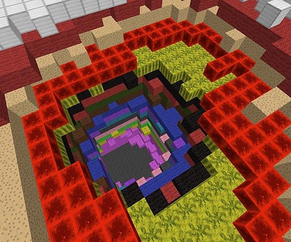 Colorful SuperFlat world Minecraft Map