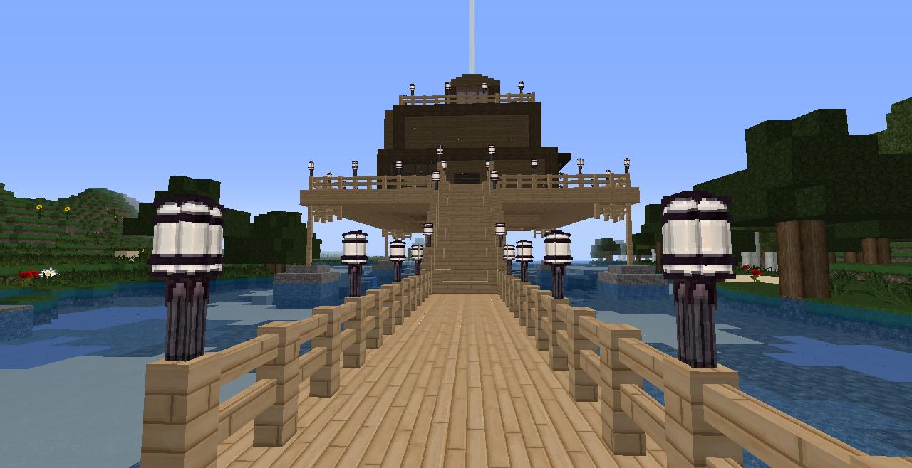 Modern lake Home 1.7 Minecraft Map